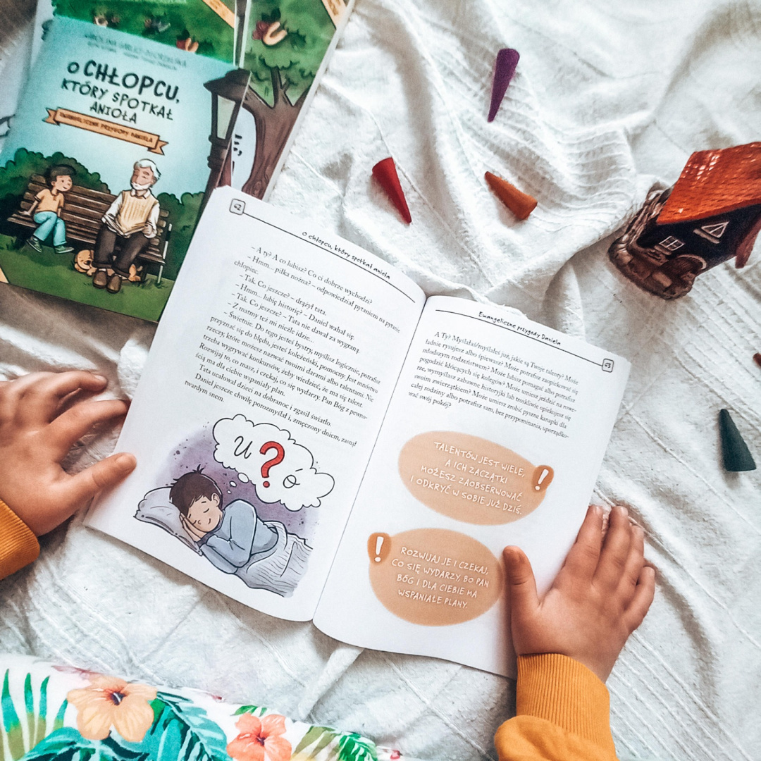 O CHŁOPCU, KTÓRY SPOTKAŁ ANIOŁA Karolina Garlej-Zgorzelska - NOWE WYDANIE Z KOLOROWYMI ...